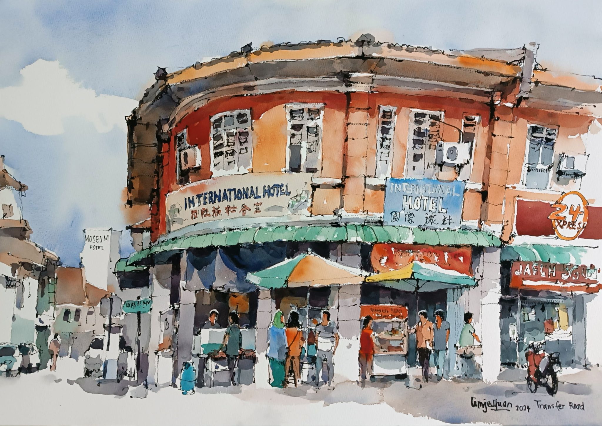 Lim Jee Yuan – AsiaLink Sketchwalk 2024